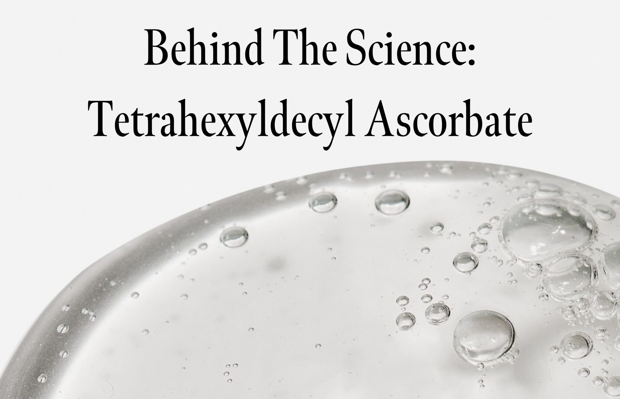 THD Ascorbate - Why Your Skin Needs THIS Type of Vitamin C - Renée Rouleau